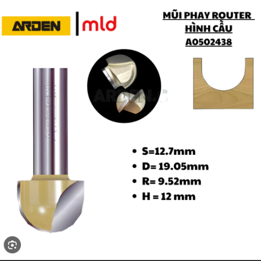 MŨI PHAY CHỈ ROUTER- Mũi phay gỗ Router – Dao phay thẳng ARDEN – ⭐️ ⭐️ ...